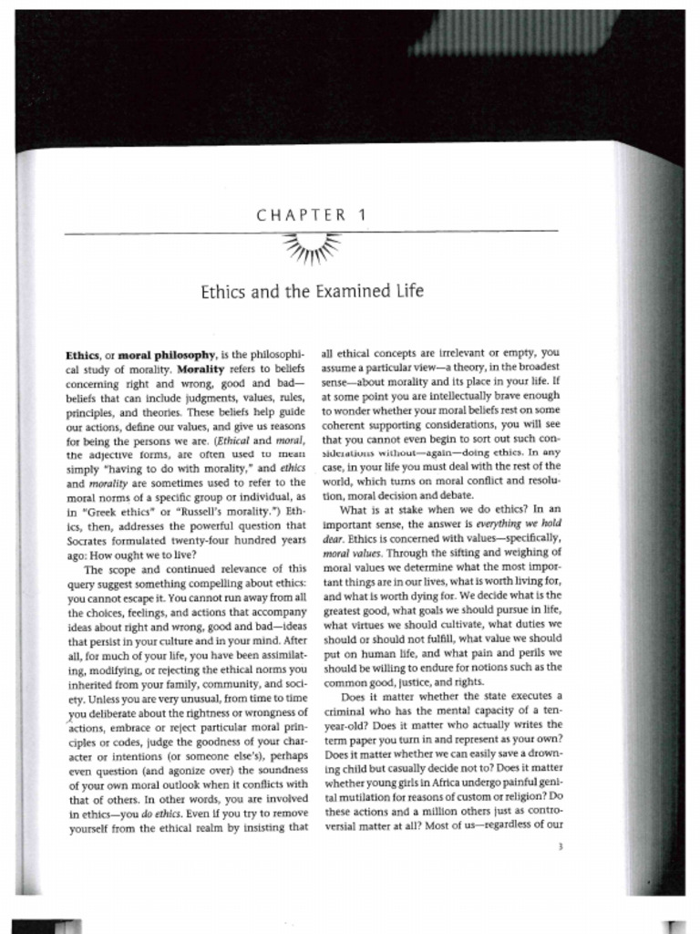 MORAL CHOICES - Chapter 1 | PDF