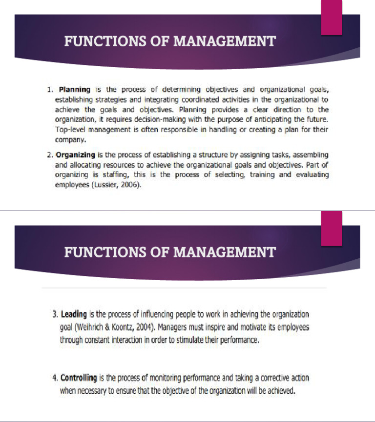3 - Functions of Management | PDF