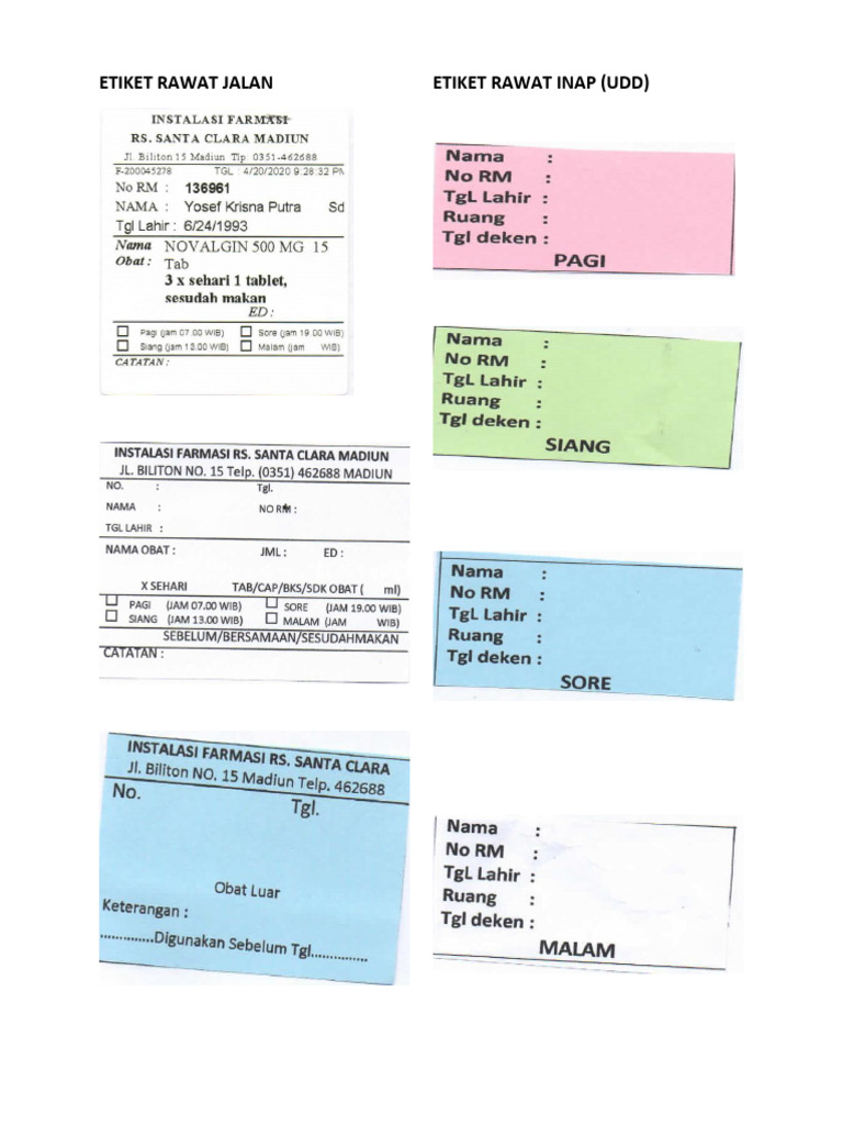 Sample Etiket (Ri-Rj) | PDF