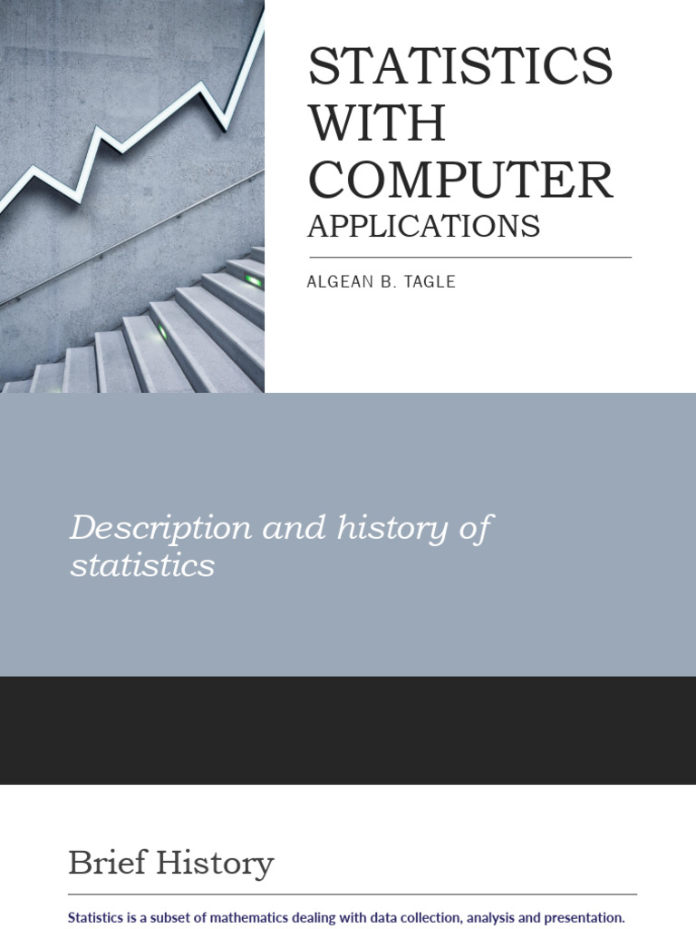 Brief History of Statistics | PDF | Statistics | Sampling (Statistics)