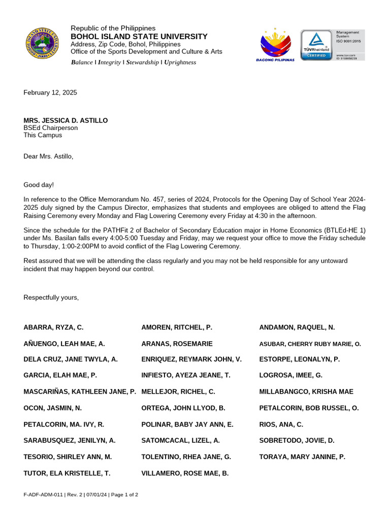 Btled He 1a Letter | PDF