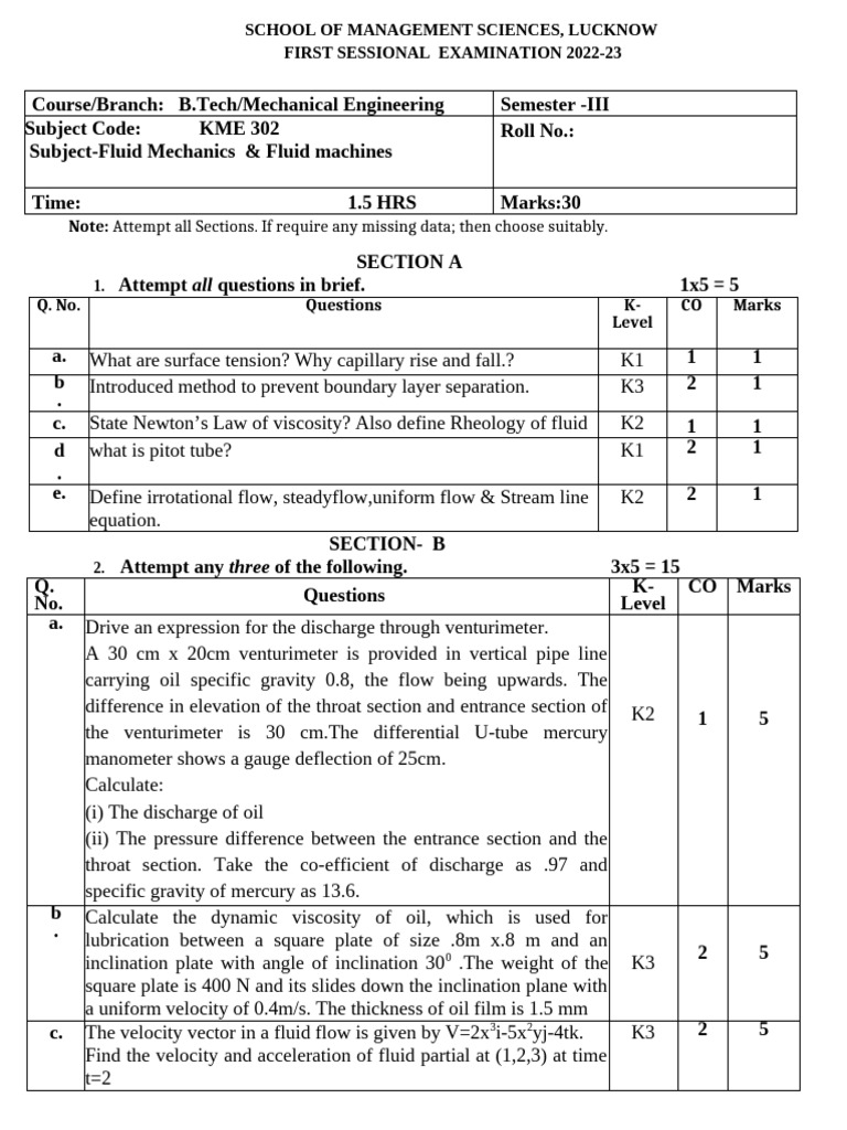 FM PAPER | PDF | Boundary Layer | Viscosity