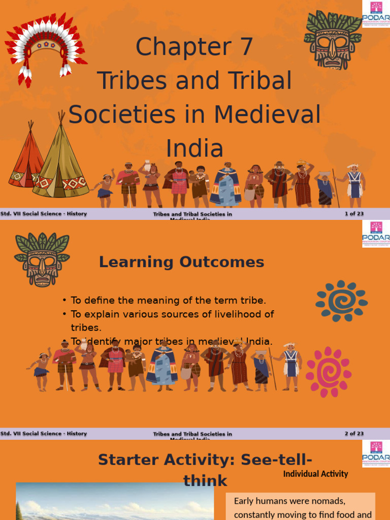 PPT1 - CB - VII - Tribes and Tribal Societies in Medieval India | PDF ...