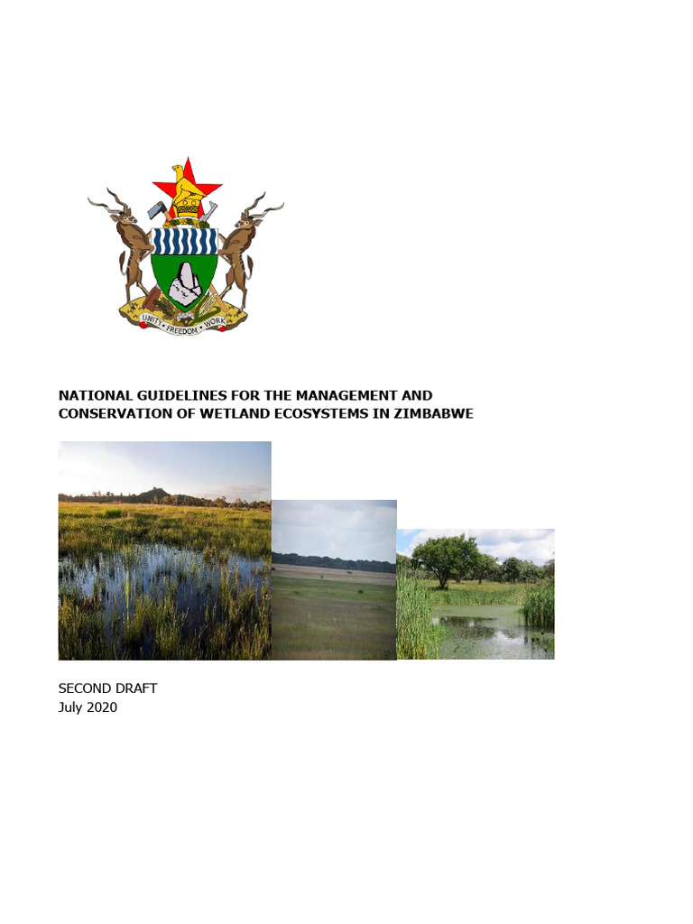 Wetland Management Guidelines for Zimbabwe | PDF | Wetland ...