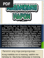 Mga Halimbawa NG PARABULA | PDF