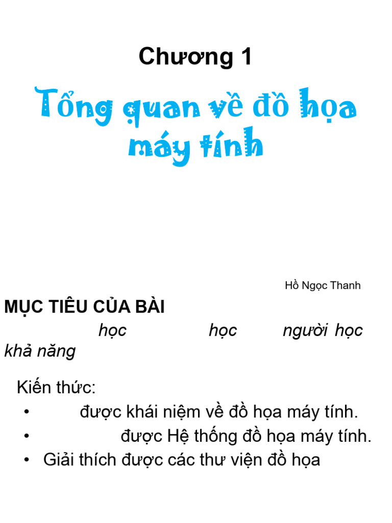 DHMT - 1 - Tong Quan - HVHK - Thanh - 2023 - Slide | PDF