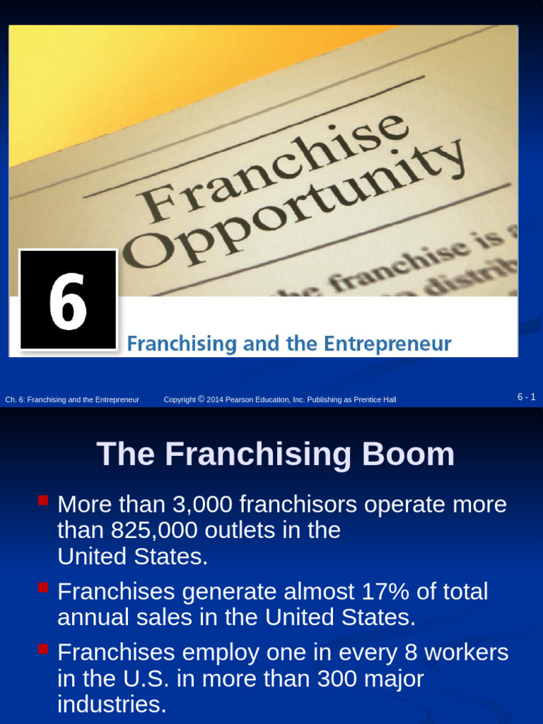 Scarb Eesbm7e Ppt 06 | PDF | Franchising | Business