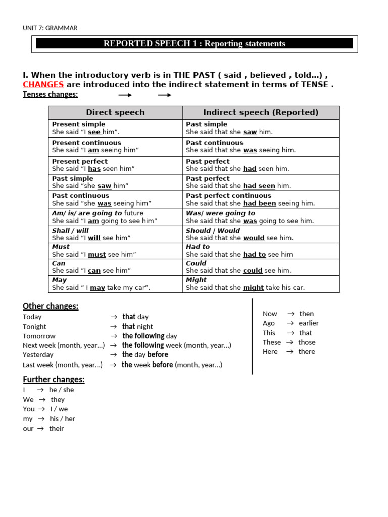 Reporting statements (1) | PDF