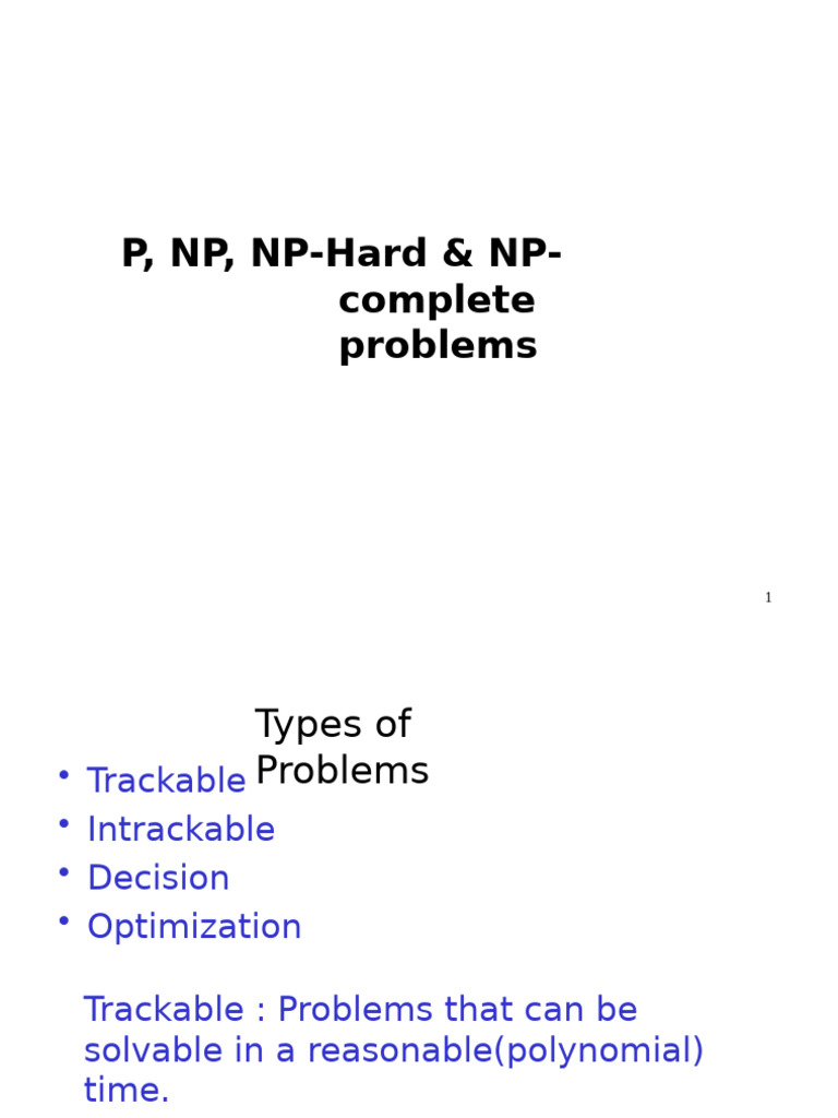 Unit V PPT CT Part 1 | PDF | Time Complexity | Computational Science