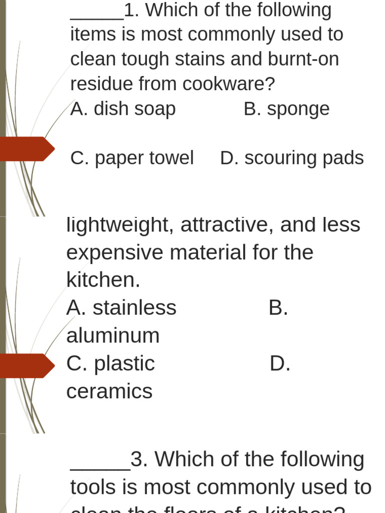 3RD Quarter Review Test | PDF | Tablespoon | Cooking