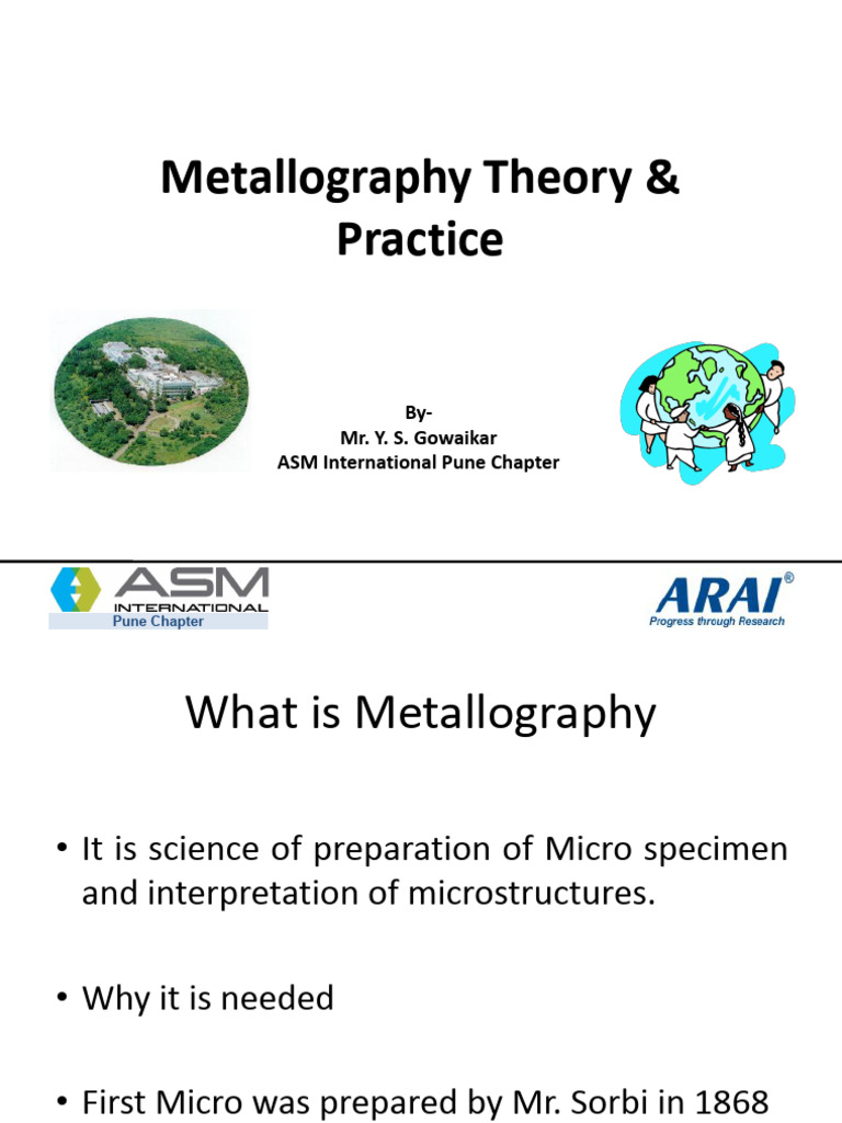 Metallography.pptx | PDF | Image Resolution | Materials