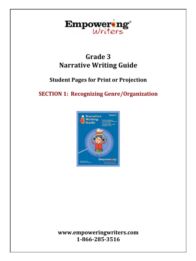 Grade 3 Narrative Student Pages Inf - Section 1 | PDF | Train | Birds