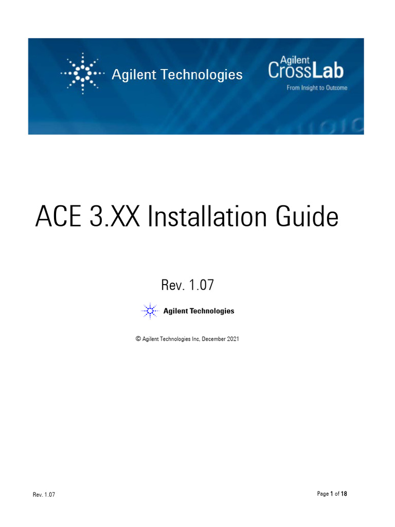 ACE 3.XX Installation Guide | PDF | Zip (File Format) | Computer File