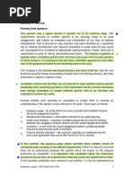 AAA June 2025 Examiner's Report | PDF | Audit | Risk
