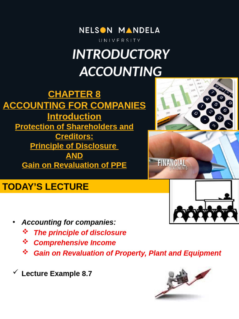 1 Lec Ex 8.7 Intro + info on protection, disclosure and rev (2024) | PDF | Income | Expense