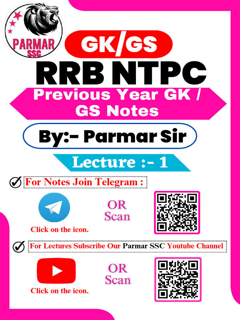 RRB Pyq Notes | PDF