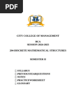 Discrete Mathematics Notes | PDF