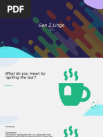 Gen Z Slang Cheat Sheet 2025 | PDF