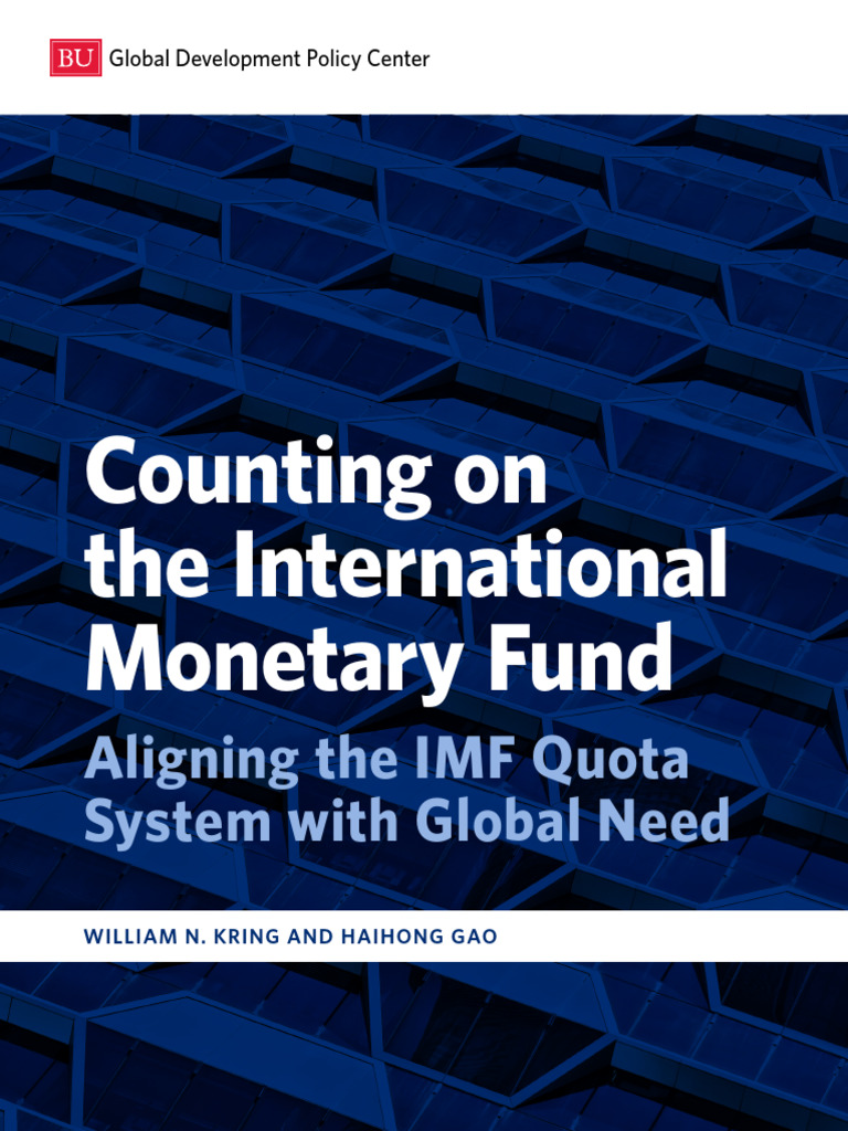 调整SDR份额制度以满足全球需求 | PDF | International Monetary Fund | Special Drawing Rights