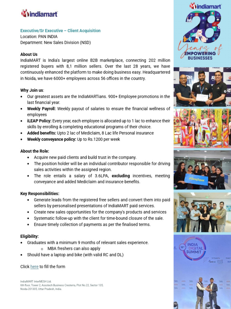 NSD - Updated JD - SR (1) - Job Posting | PDF