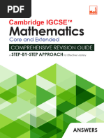 IGCSE Mathematics Formula Sheet | PDF | Circle | Triangle