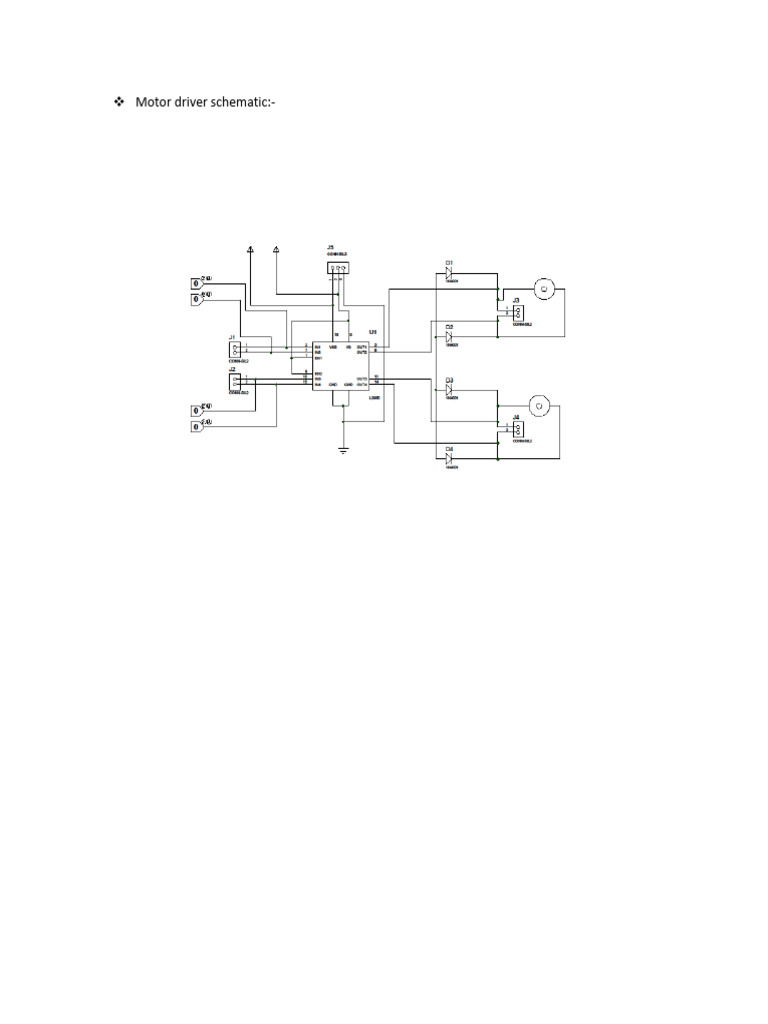 Motor Driver Schematic | PDF