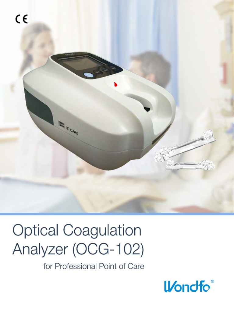Optical Coagulation Analyzer (Ocg 102) | PDF