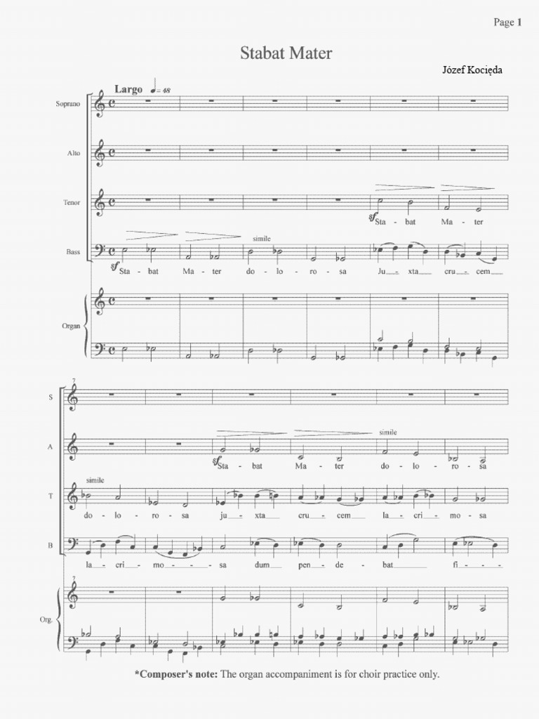 Kocieda Staba Mater | PDF