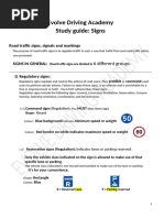Drive Right Chapter 2 Signs Signals and Roadway Markings | PDF ...