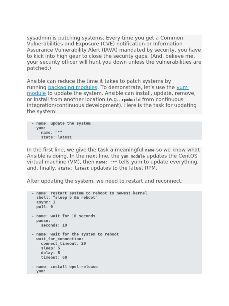 Sysadmin Is Patching Systems | PDF | Computer Engineering | Computer ...