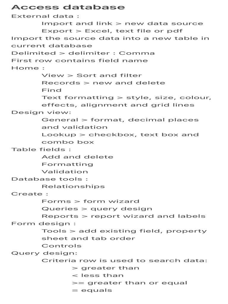 Importing PDFs into Access Database | PDF