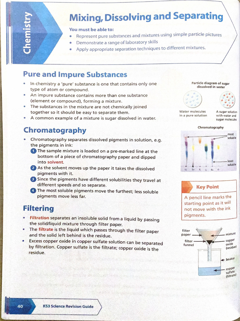 Mixing, Dissolving and Separating | PDF