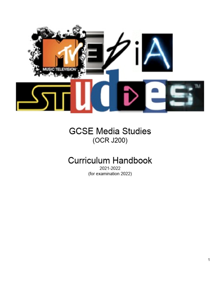 GCSE Media Studies Curriculum Guide | PDF | News | Knowledge