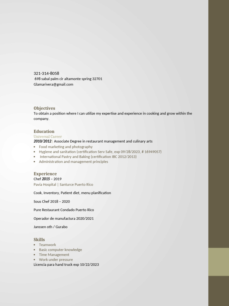 Resume Actually | PDF