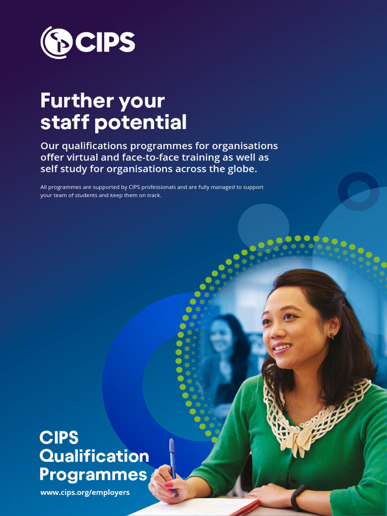 CIPS Qualifications Product Sheet PDF | PDF | Procurement | Business