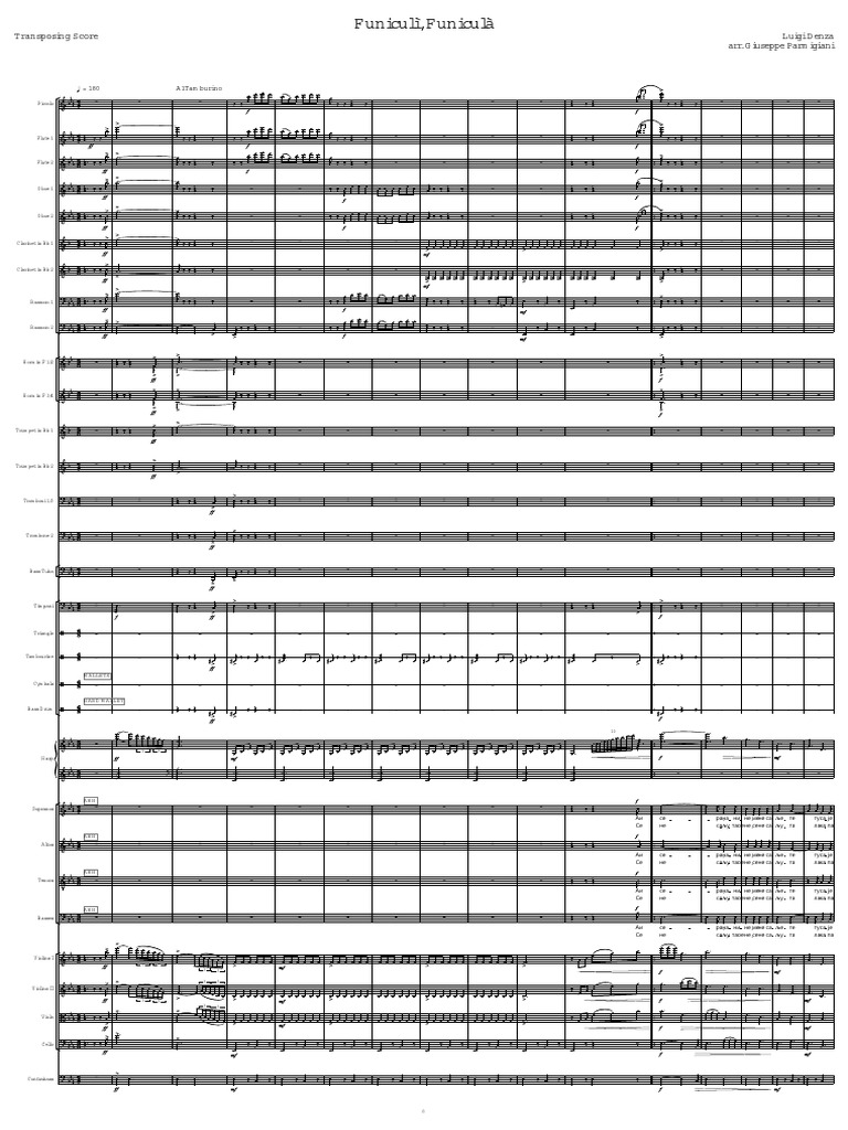 StaffPad - Funiculì, Funiculà - A3 | PDF