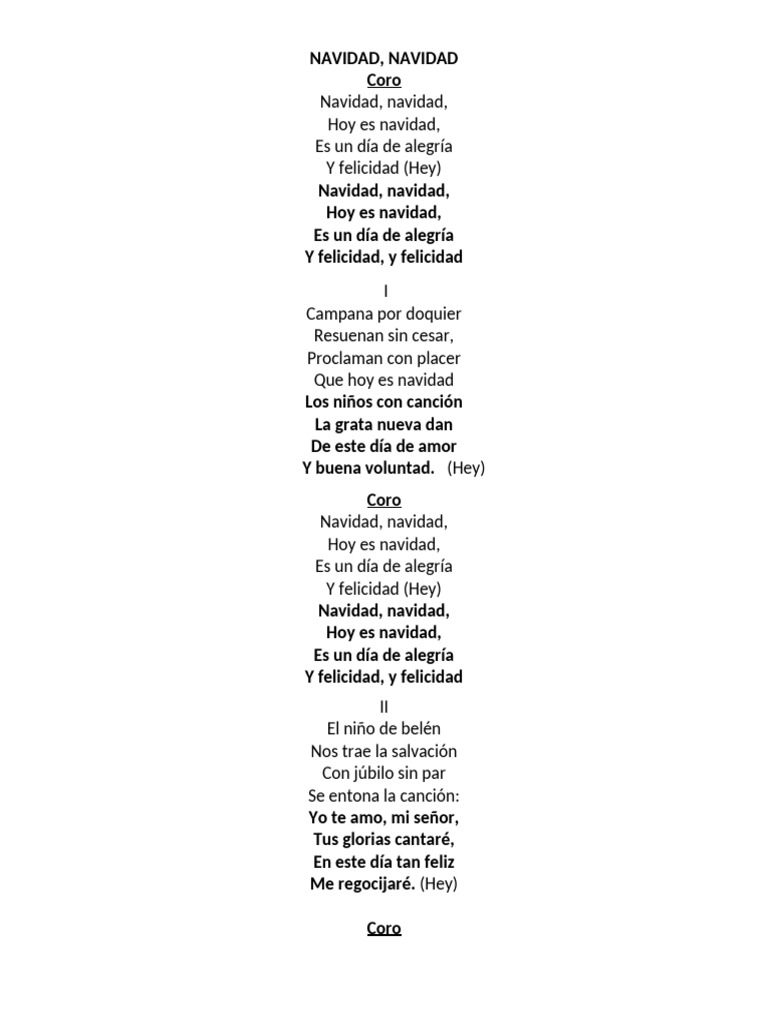 Navidad Canción | PDF