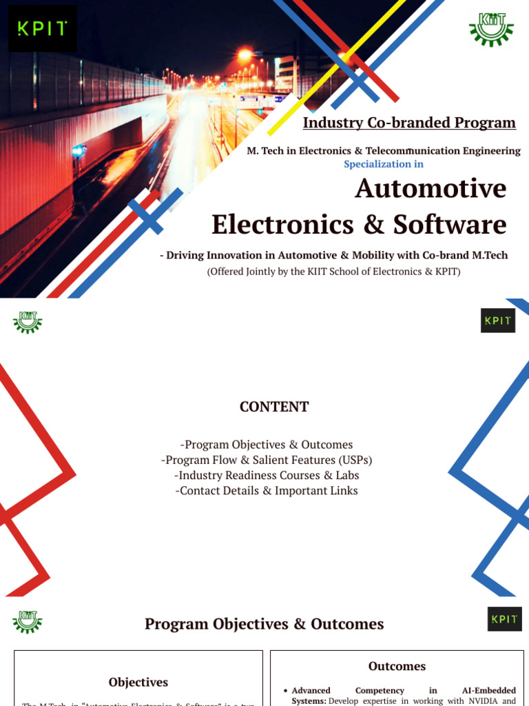 KIIT KPIT MTech Brochure | PDF | Artificial Intelligence | Intelligence (AI) & Semantics