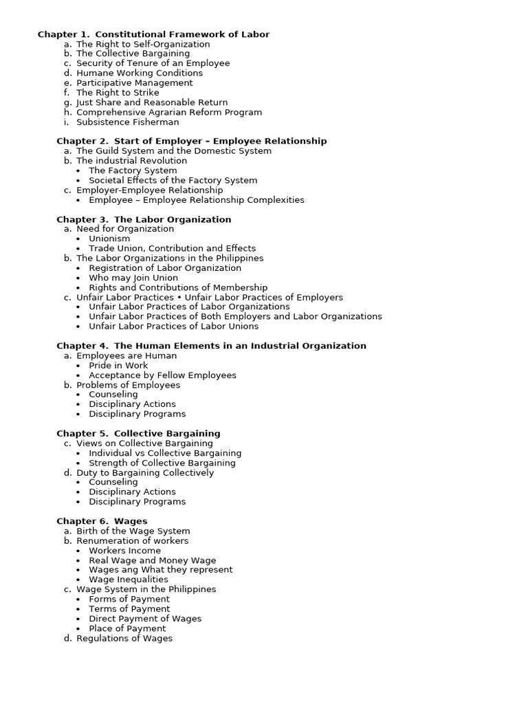 Labor Law Framework and Practices | PDF | Trade Union | Employment