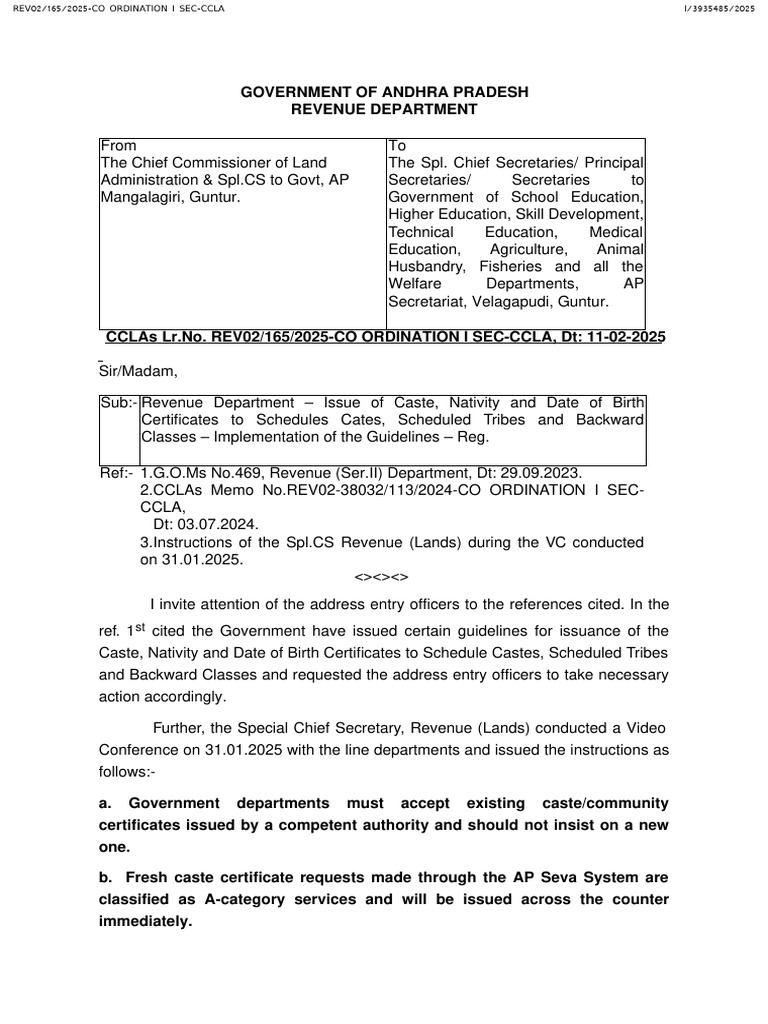 Integrated Certificates - Guidelines | PDF