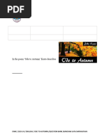 Autumn by Alan Bold | PDF | Poetry | Poetics