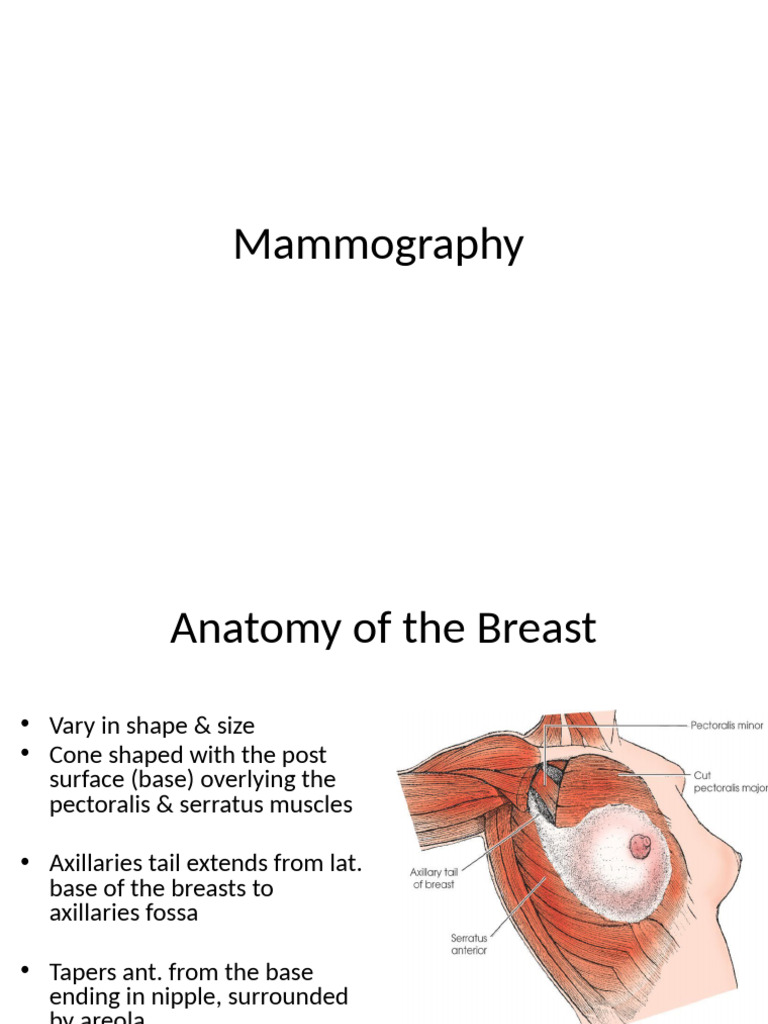 8.mammography Final-1 | PDF | Breast | Mammography