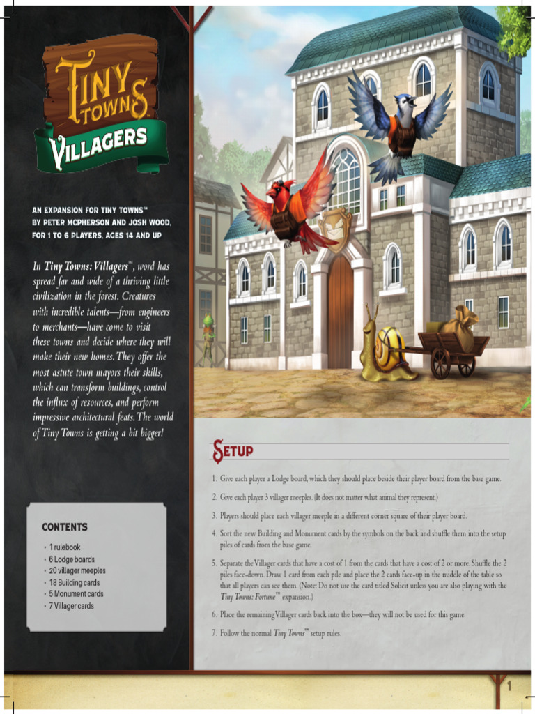 TT Villagers Rulebook FINAL | PDF