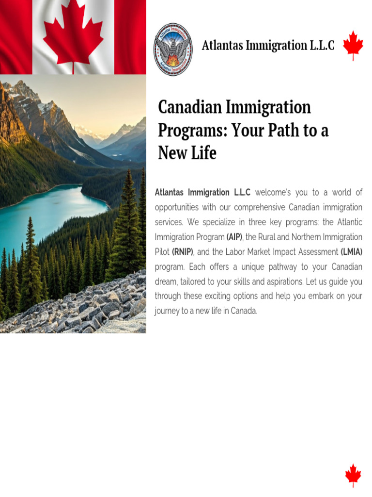 Canadian Immigration Services Overview | PDF | Cost Of Living | Immigration