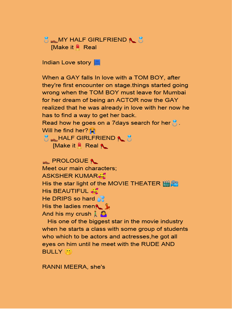 My Half Girlfriend | PDF