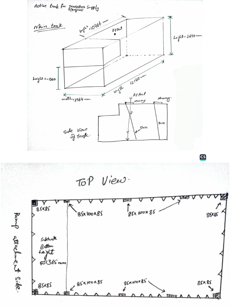 OGDCL Rig N-5 Rectangular Tank Asset No 1076452 HSD 90 KL Capacity | PDF
