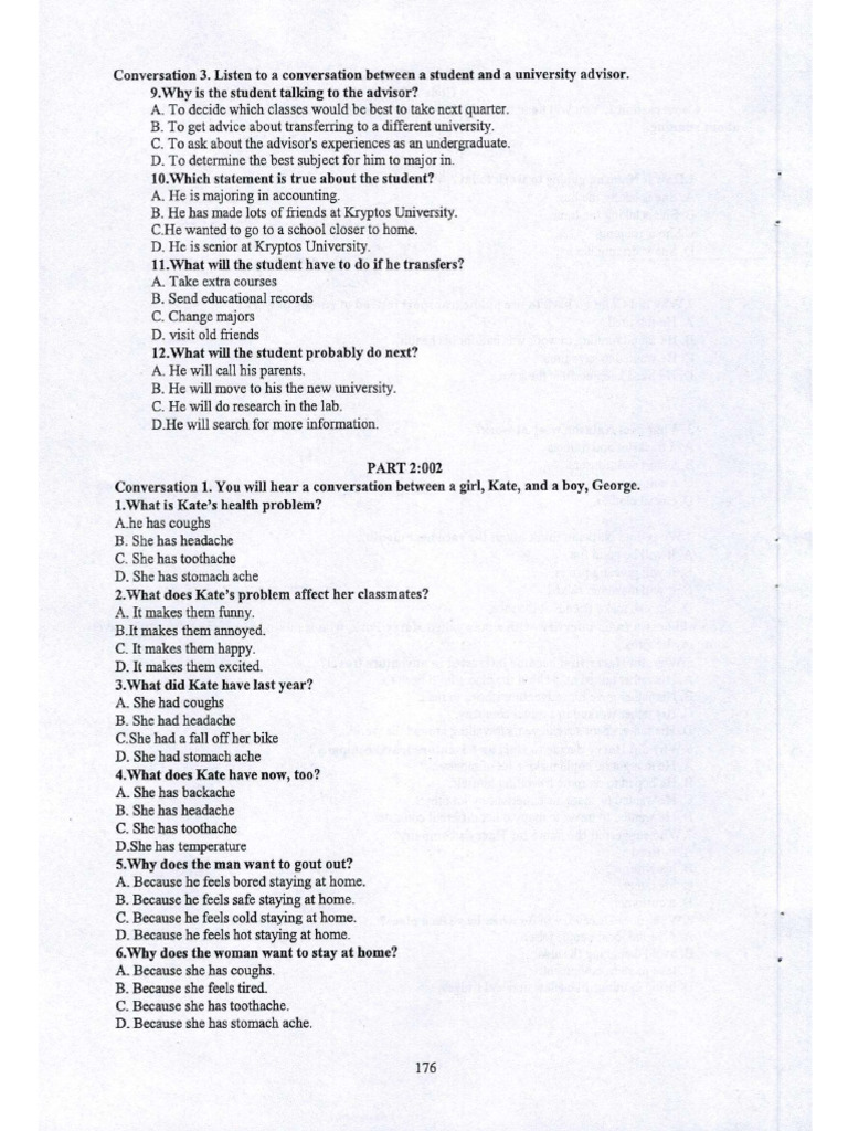 Listening Part 2 | PDF