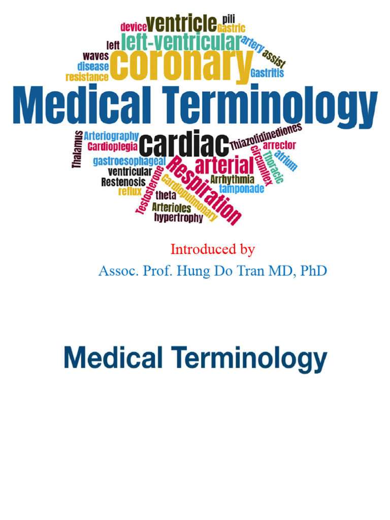 Medical Terminology Components Guide | PDF | Medicine | Adjective