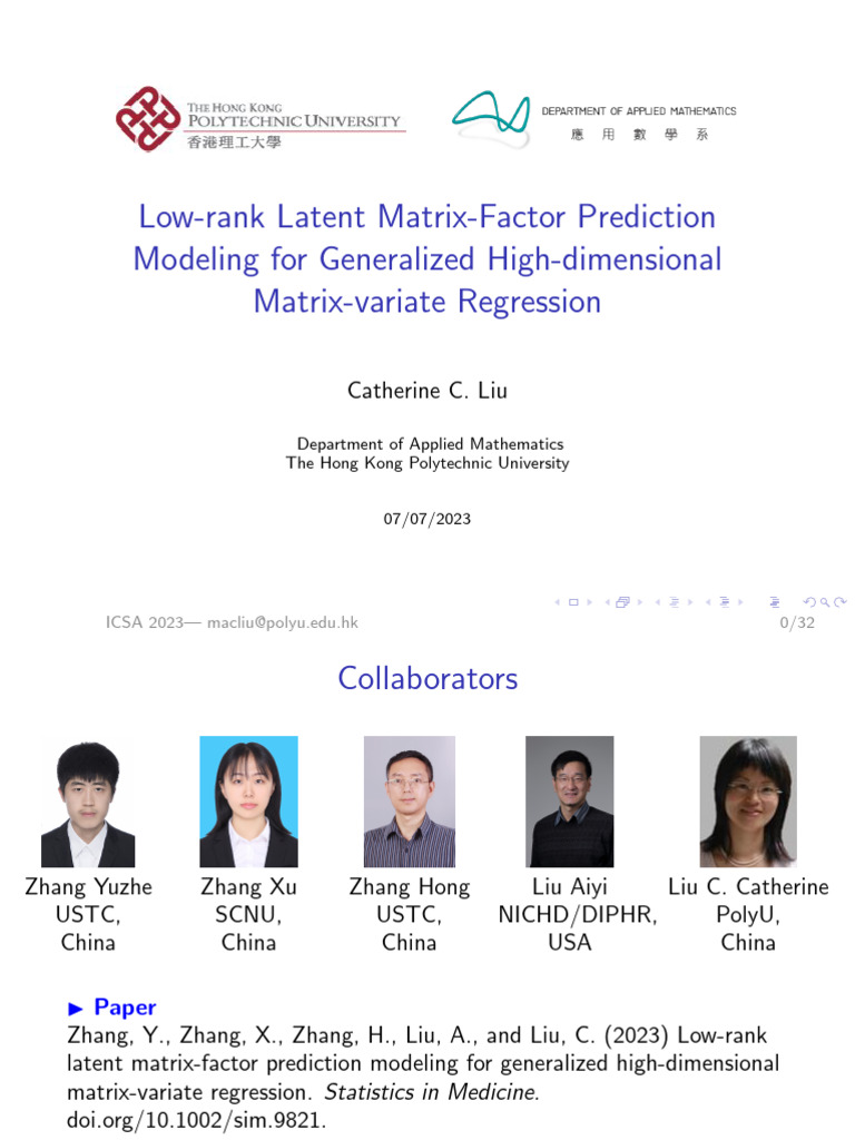 CUHK_ICSA_Report_V1.0 | PDF | Receiver Operating Characteristic | Regression Analysis