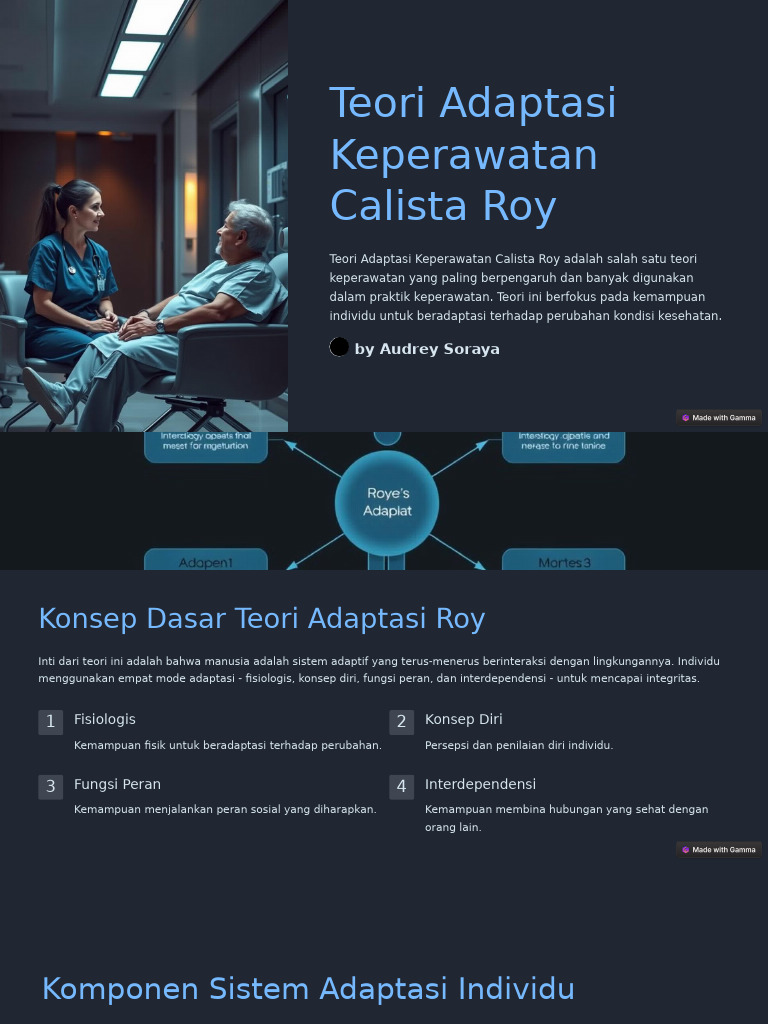 Teori Adaptasi Keperawatan Roy | PDF